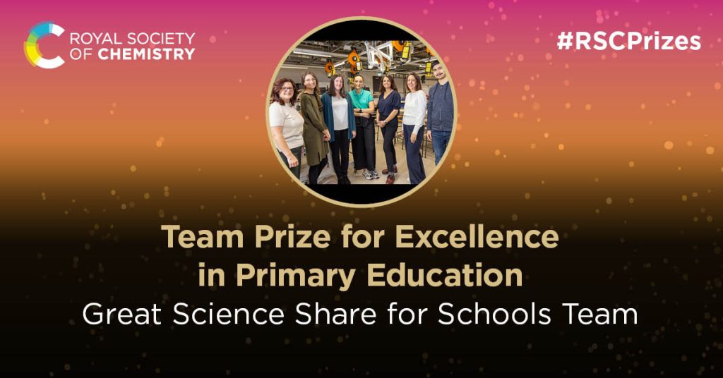 Great Science Share for Schools wins prestigious Royal Society of ...